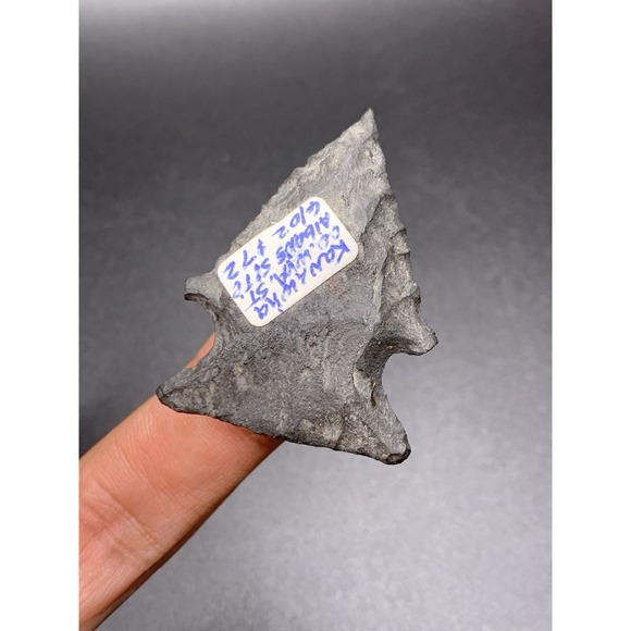 Office | Authentic Kirk Corner Notch Arrowhead From Kanawha Co West ...